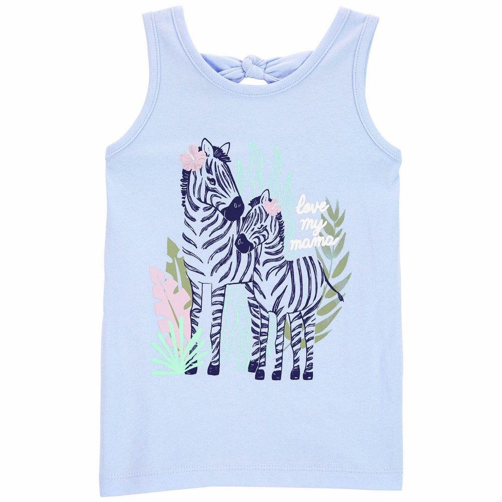 Carter's Zebra Jersey Tank | Toddler Girl